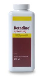 Betadine Jodiumoplossing 500ml | VoorMijnDier